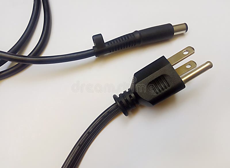 Twin Plugs in White Electric Bord Stock Image - Image of connect ...