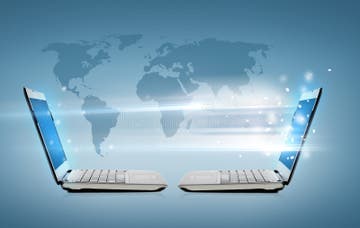 Two Connected Computers Stock Illustrations – 81 Two Connected ...