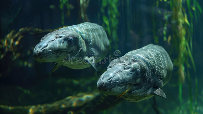 Giant Arapaima Fish Underwater Close-Up: Majestic Amazonian Giants ...