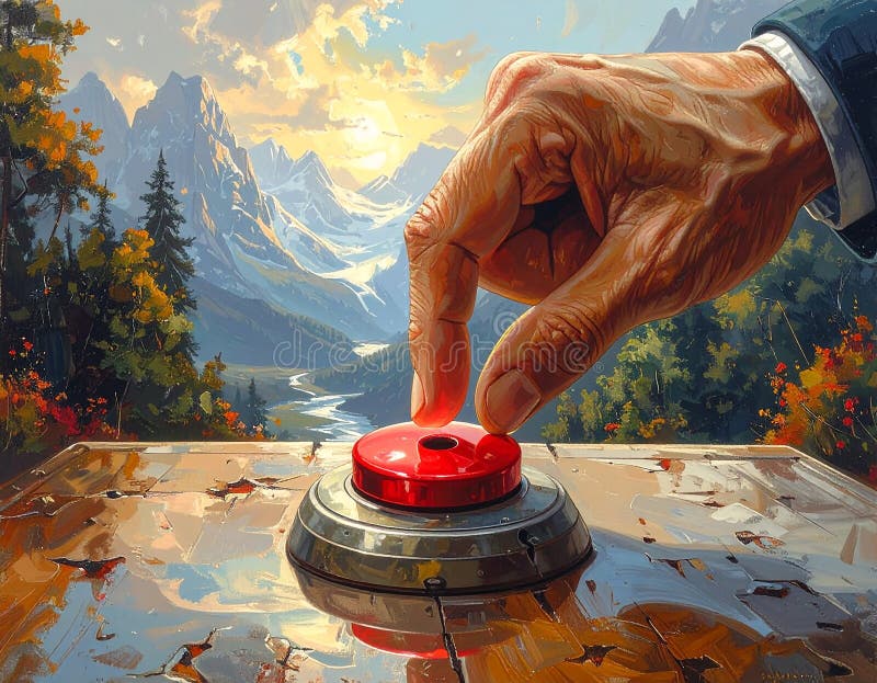 Vote Yes or No!. Voting Concept- Pushing the Button and Showing the ...