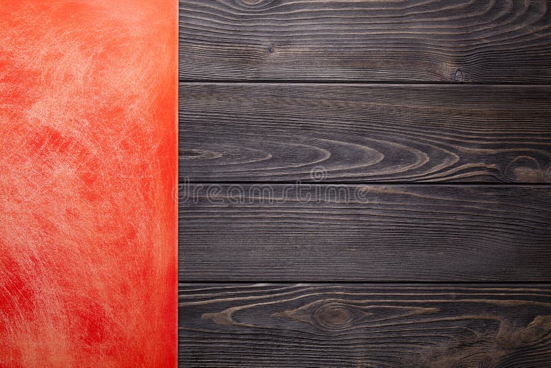 Two Layer Background - Plastered Surface and Pink Wooden Plank Stock ...