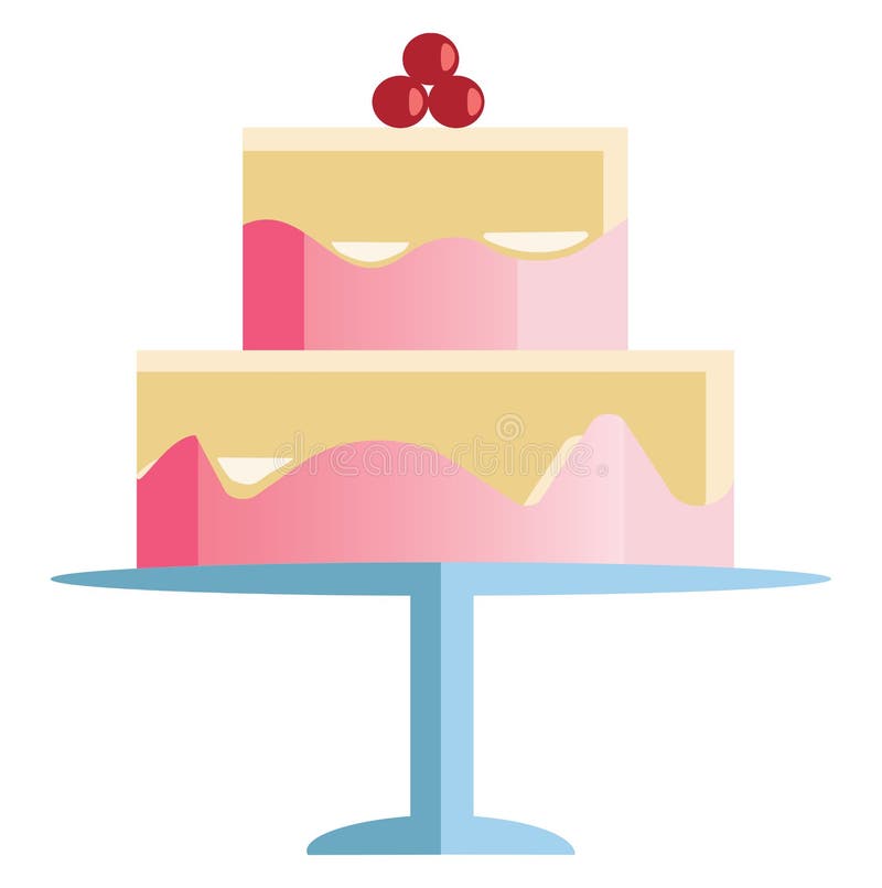 Two Layer Cake Stock Illustrations – 212 Two Layer Cake Stock ...