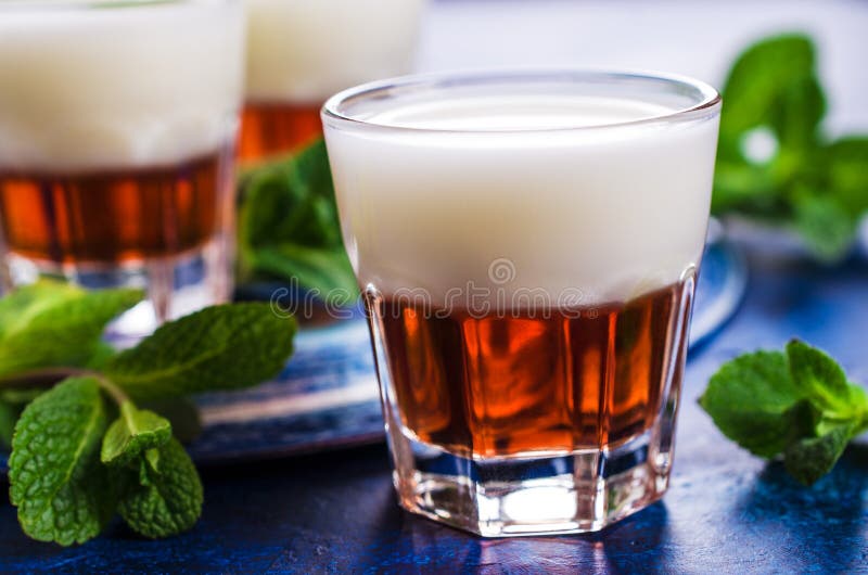 Two layer of liquid stock photo. Image of copy, alcoholic - 87594640