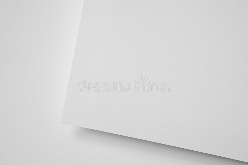 Two Layers of Clean White Blank Paper for Background Stock Image ...