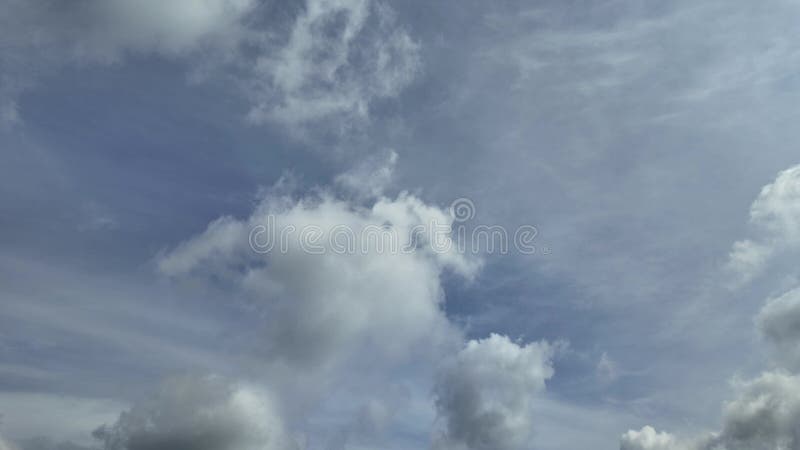 Two Layers of Clouds Moving in Opposite Directions in Sky Timelapse 4k ...