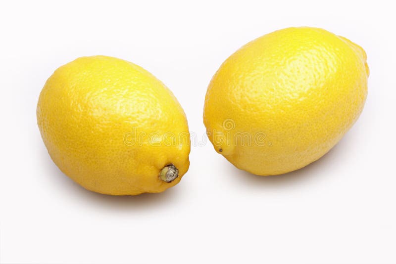 Two lemons stock photo. Image of ripe, fruits, food, background - 10631702