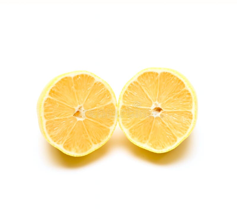 Two Lemons stock photo. Image of isolated, beauty, fresh - 7621102