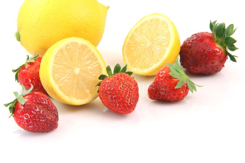 Lemons and Blueberries stock photo. Image of health, food - 20015582