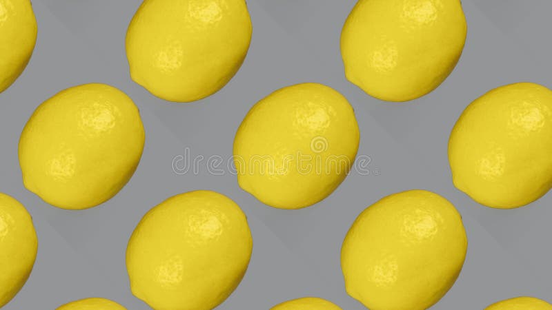 Two Lemons on Gray Background Stock Image - Image of eating, gray ...