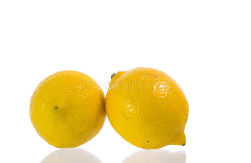 Two lemons stock image. Image of backgrounds, healthy - 43356721