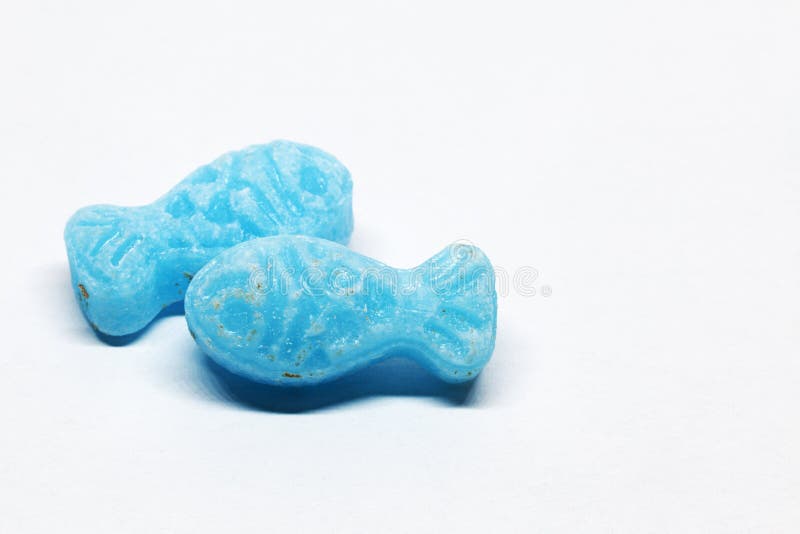 Two light blue candy fish stock image. Image of cute - 206747951