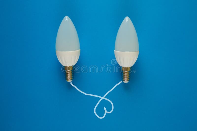 Two light bulb stock photo. Image of bulb, holiday, idea - 160442932