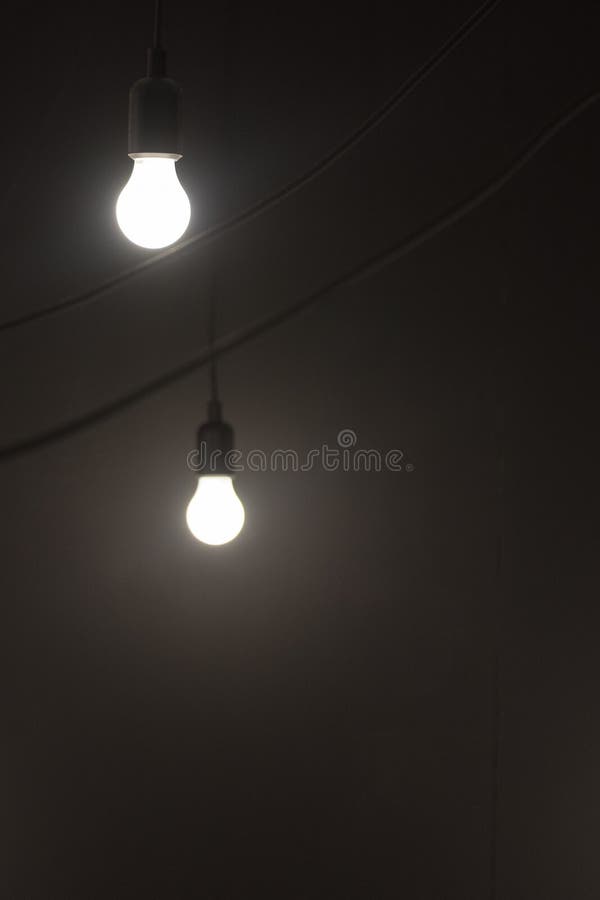 Two Light Bulbs stock photo. Image of energy, plain, background - 63744052