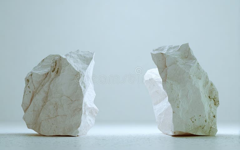 Abstract White Stone Formation Stock Illustration - Illustration of ...