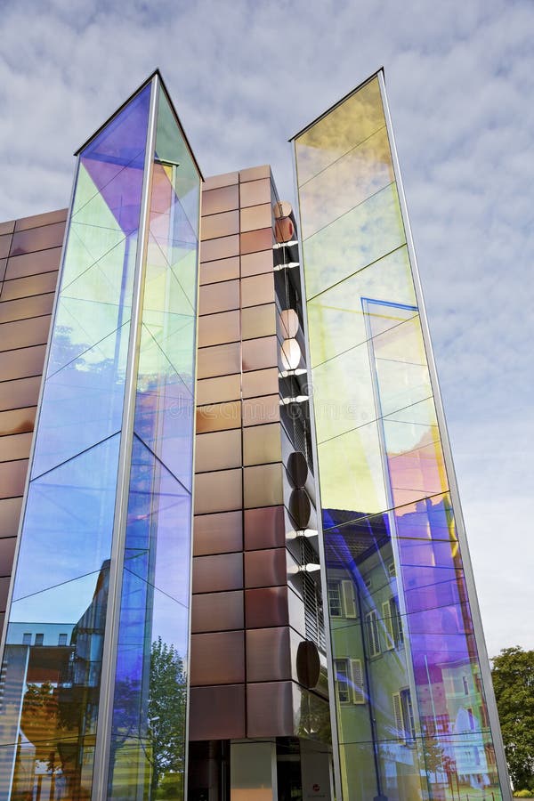 Two Light Prisms by Heinz Mack, Vaduz Editorial Image - Image of ...