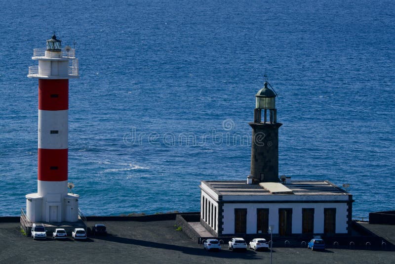 Lighthouse side view stock image. Image of light, safety - 433227