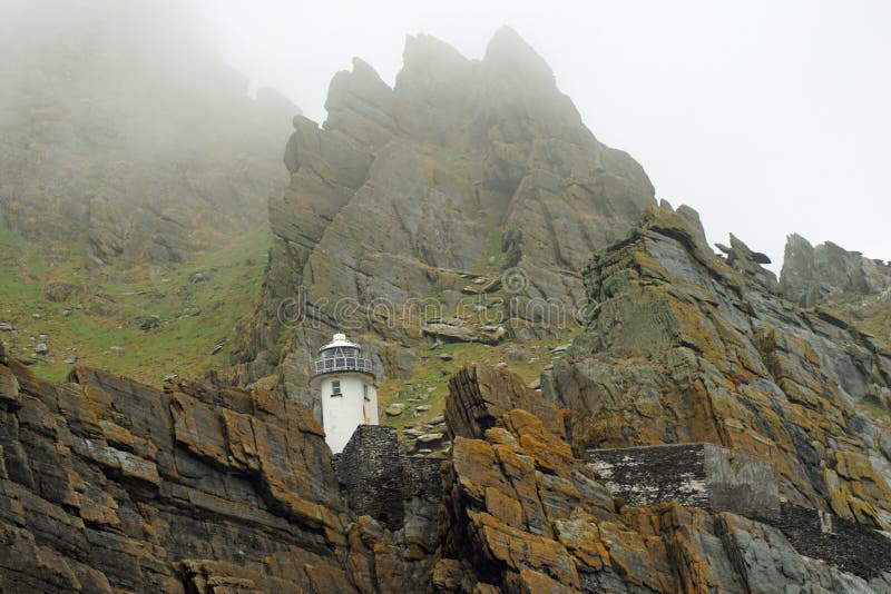 Skellig Michael Lighthouses Stock Photo - Image of light, building ...