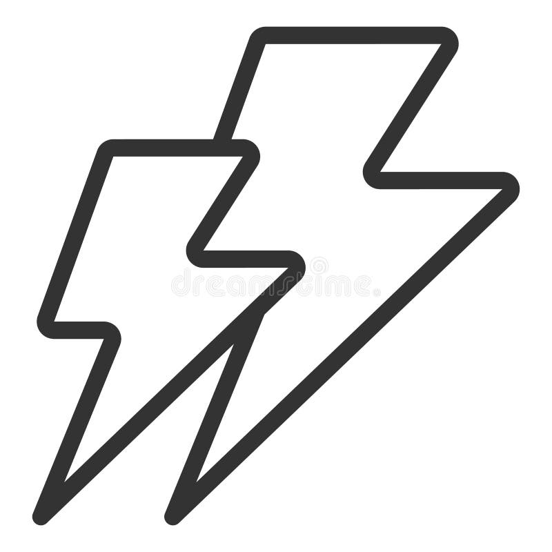 Lightning Strikes Symbol Stock Illustrations – 85 Lightning Strikes ...