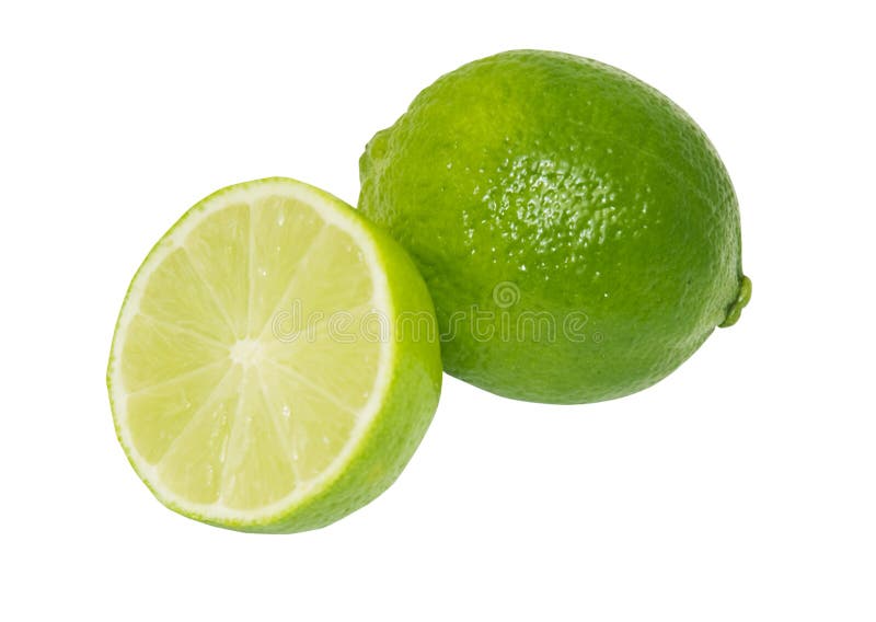 Two limes stock photo. Image of kitchen, healthy, white - 9218232