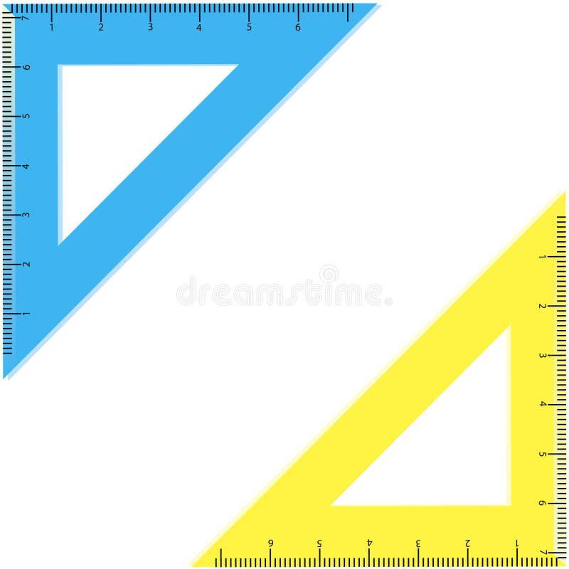 Two Lines in the Shape of a Triangle. Vector Illustration Stock Vector ...