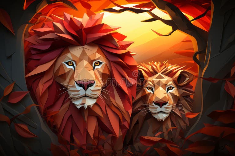 Lions Mane Poly Stock Illustrations – 106 Lions Mane Poly Stock ...