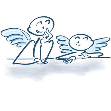 Stick Figure Angel Stock Illustrations – 129 Stick Figure Angel Stock ...