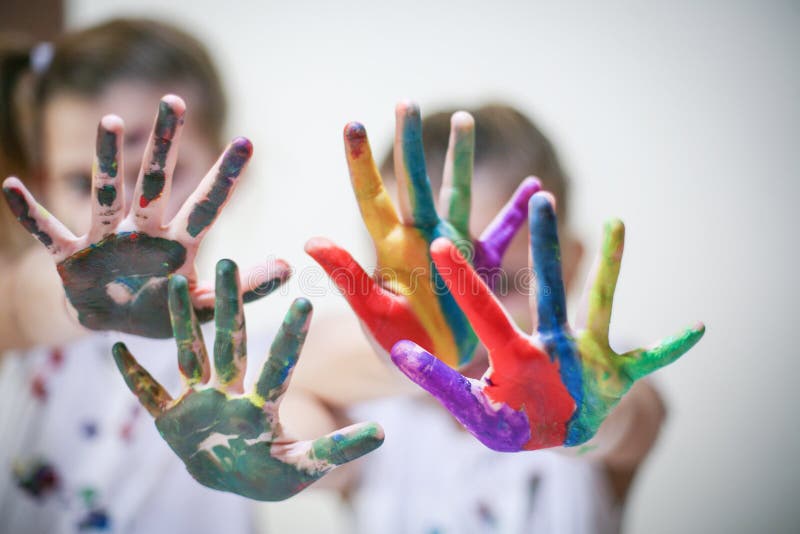 Colored. stock image. Image of body, females, copy, hand - 119788463