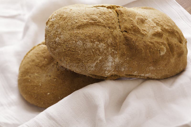 Two loaves of bread stock photo. Image of dough, loaf - 32996152
