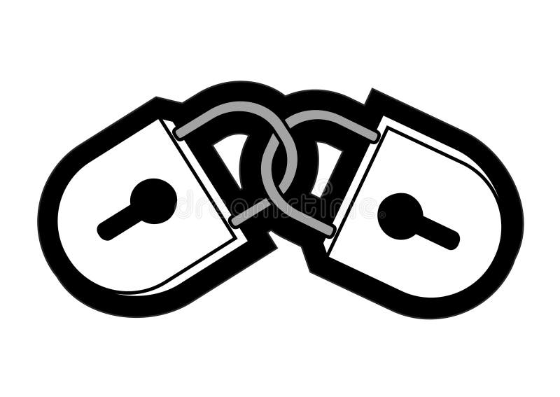 Two locks stock vector. Illustration of lock, bound, creative - 21588030