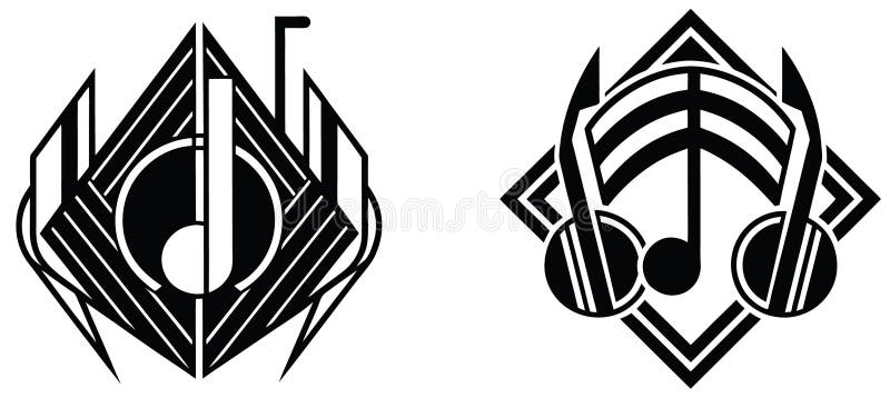 Modern, Minimalist Music Logo Where a Single Music Note is Crafted from ...