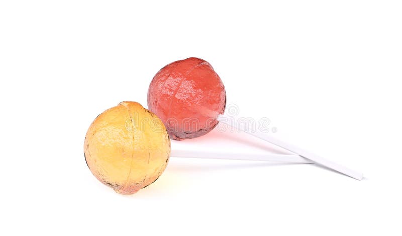 Set of lollipops stock illustration. Illustration of spiral - 95139595
