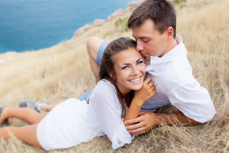 Two lovers stock image. Image of gift, love, embracing - 26958065