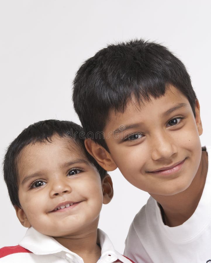 Two Loving Brothers in Indoors Stock Photo - Image of together, happy ...