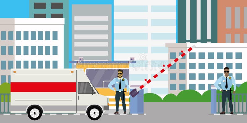 Two Security Guards Stock Illustrations – 74 Two Security Guards Stock ...