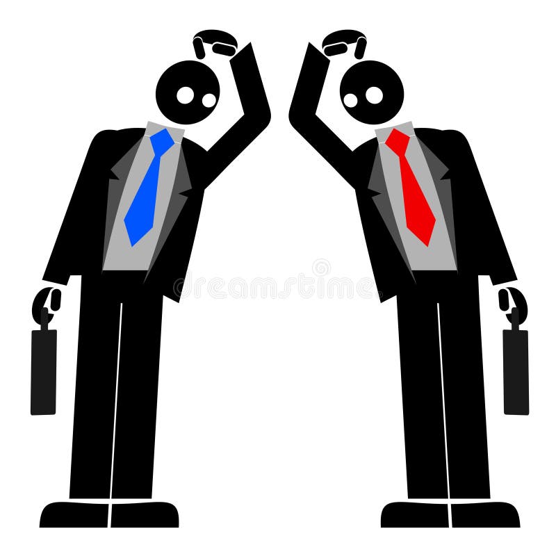 Two man stock vector. Illustration of employer, company - 39981637