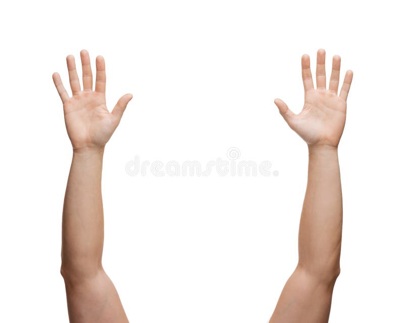 Two man hands waving hands stock image. Image of palms - 37707387