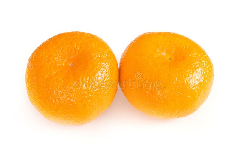 Two mandarins stock photo. Image of peeled, white, fresh - 17338594