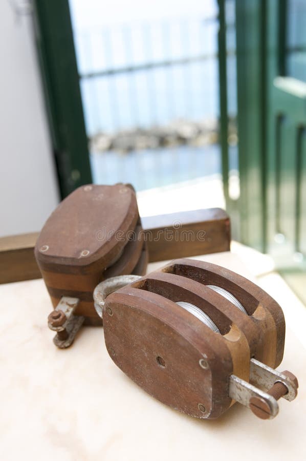 Two marine blocks stock image. Image of close, block - 15972261