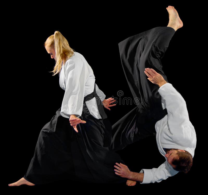 Two martial arts fighters stock image. Image of exercising - 109026049