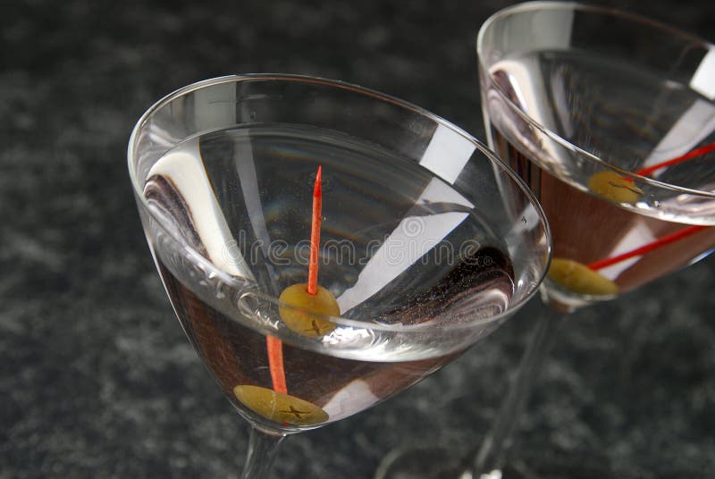 Two martinis on the bar stock photo. Image of alcoholic - 17370850