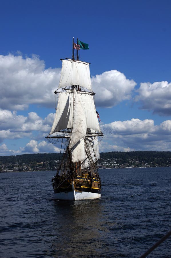 Two masted tall ship stock photo. Image of sail, boat - 27483918