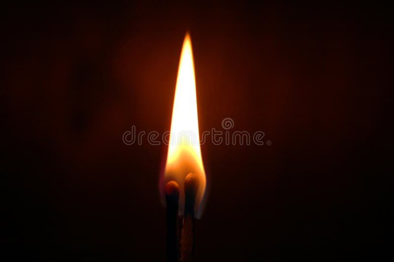 Two matches stock image. Image of fire, orange, yellow - 1450509