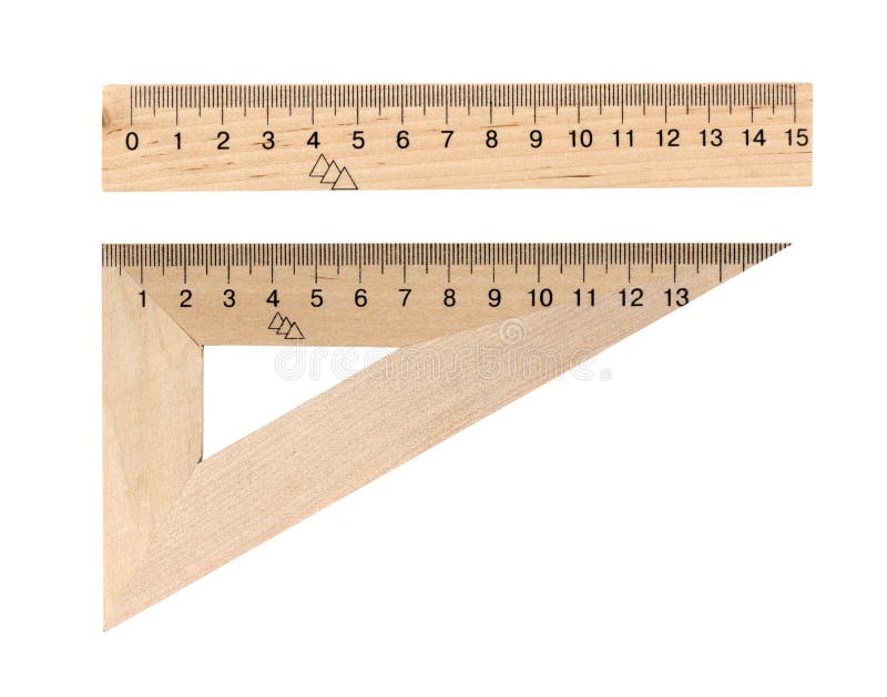 Two measuring rulers stock image. Image of millimeter - 43560961