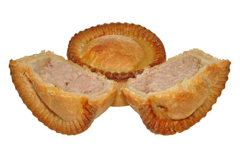 Two Meat Filled Pies stock image. Image of food, cooked - 28460907