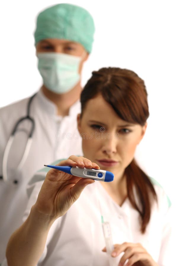 Two medical assistants stock image. Image of female, medicine - 17732183