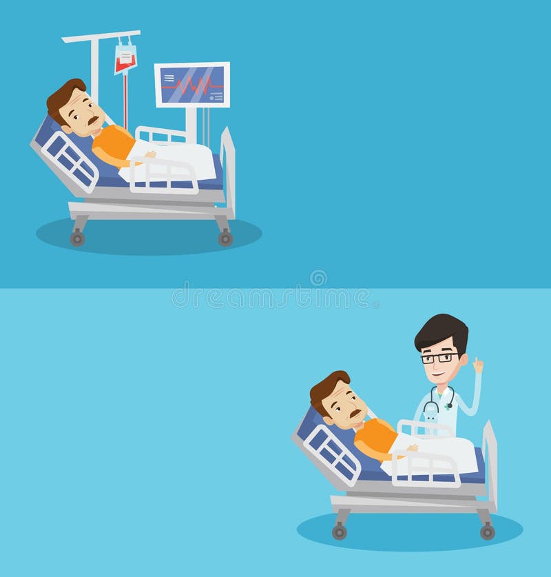 Two Medical Banners with Space for Text. Stock Vector - Illustration of ...
