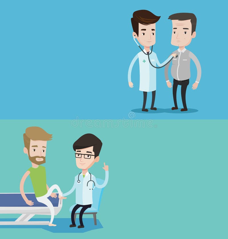 Two Medical Banners with Space for Text. Stock Vector - Illustration of ...