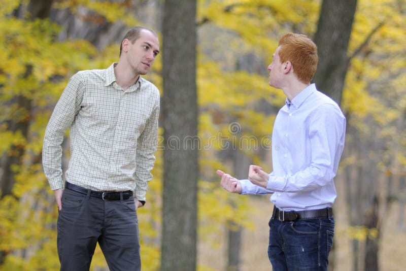 Two men arguing stock image. Image of recreation, season - 21926623