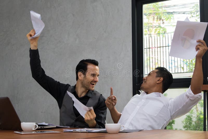 Two Men are Discussing a Job Stock Image - Image of business ...