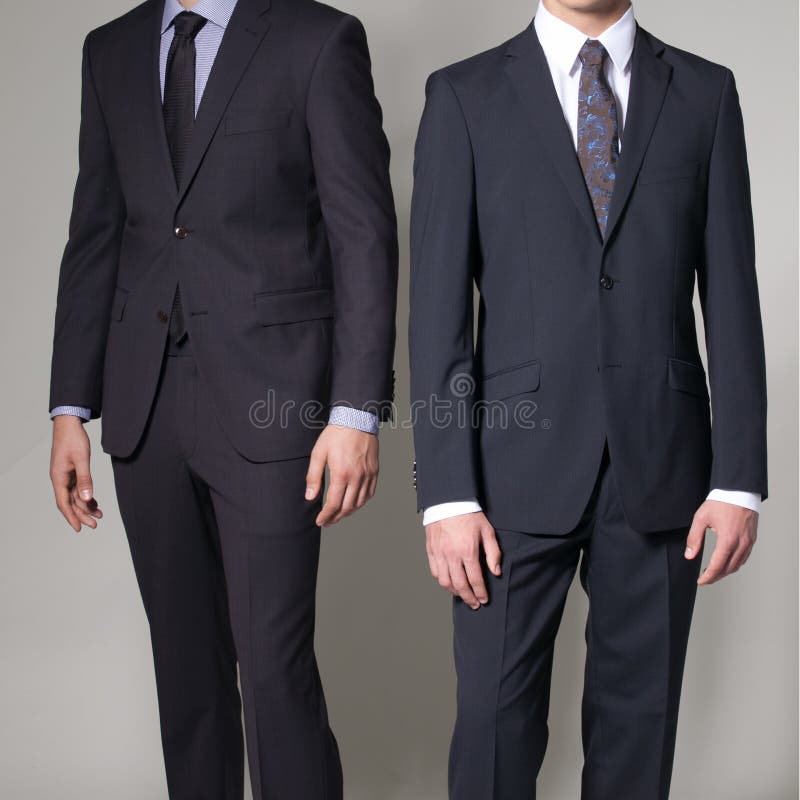 Two men in elegant suit stock photo. Image of male, beautiful - 49803590
